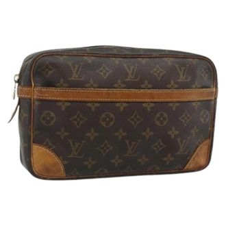Louis Vuitton Pre-owned Monogram Canvas Clutch Bag - - Pre-owned - Damen - Braun - ONE SIZE