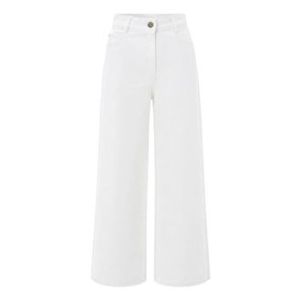 Sessun Dalt Wide Jeans - - Jeans - Damen - Wei&szlig; - XS