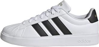 adidas Homme STREETTALK Shoes, FTWR White/Core Black/Gold met., 44 2/3 EU