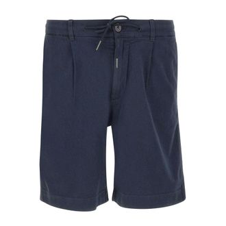 Woolrich Homme, Shorts, Bleu, Taille: M Shorts en m&eacute;lange de lin