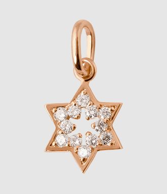 Gigi Clozeau Pendentif &Eacute;toile de David Diamants Or
