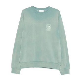 Isabel Marant Rundhals-Sweatshirt - - Sweatshirts & Hoodies - Herren - Gr&uuml;n - M