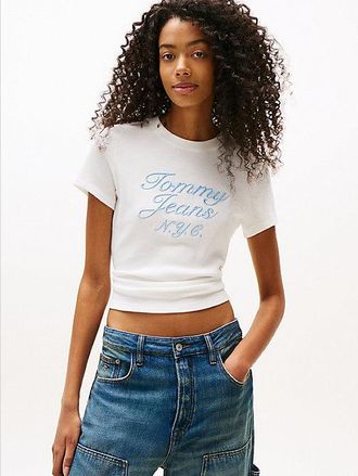 Tommy Hilfiger T-shirt ajusté Varsity à tissage alvéolé