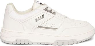 Msgm Sneakers mit Logo-Print - Weiß