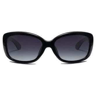 Sojos Sonnenbrille Damen Polarisiert Retro, Vintage Trendy Rechteckig Sonnenbrillen UV-Schutz SJ2111