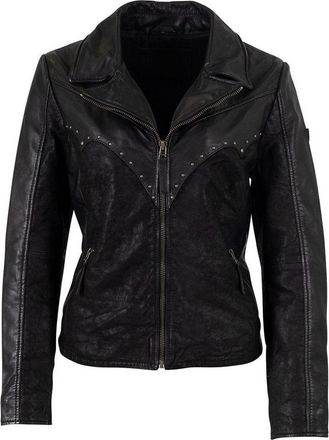 Mauritius Lederjacke MWCollien im Mix aus Nappa- und Nubukleder