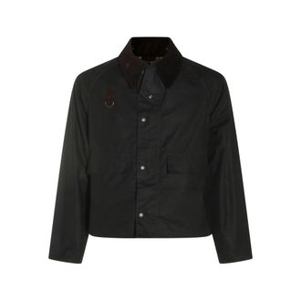 Barbour Corduroy-collar Button Jacket