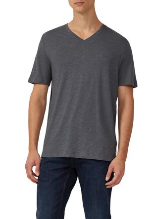 s.Oliver T-Shirt aus Baumwolle mit V-Ausschnitt