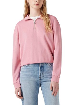 Levi's Damen Everyday 1/4 Zip Pullover Sweatshirt, Tameless Rose, XS