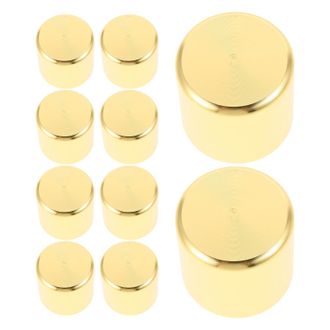 Hemobllo 20 St&uuml;ck Teiliges Runde Aluminium M&ouml;belbein schoner rutschfest Kratzschutz f&uuml;r Hartholzb&ouml;den und Fliesen Ger&auml;uschd&auml;mpfend Vielseitig Passend f&uuml;r Stuhl