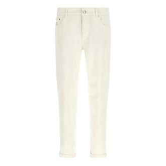 Brunello Cucinelli Traditionelle Fit Jeans - - Jeans - Herren - Wei&szlig; - M
