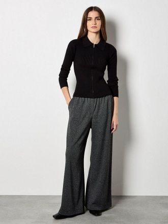 Apricot Cardigan Strickjacke aus Rippstrick