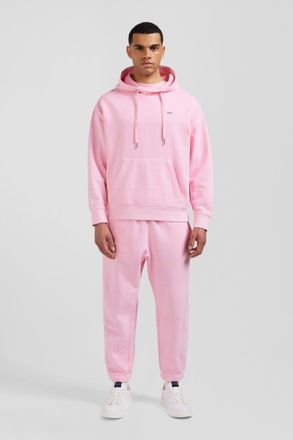 Eden Park Sweatshirt &Agrave; Capuche Unisexe En Molleton Coton Rose Surteint Coupe Oversized
