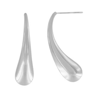 Dansk Copenhagen Femme, Accessoires, Gris, Taille: ONE Size Boucles doreilles pendantes plaquées argent