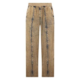 Diesel Lockere- leichte Hose mit verstellbarem Bund - - Jeans - Herren - Braun - L