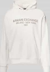 A|X Armani Exchange Hoodie mit Label-Print