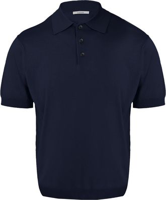 Lufian Pullover, kurze Knopfleiste am Kragen
