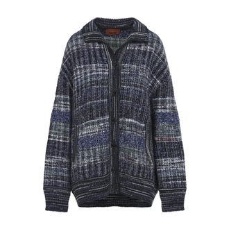 Missoni Caperdoni Maxi Cardigan - - Knitwear - Damen - Grau - M