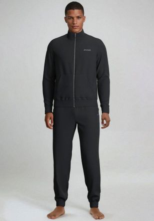 Joop Sweatjacke Comfort Stehkragen, Regular Fit, geteilte K&auml;ngurutaschen, lang&auml;rmelig