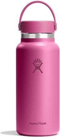 Hydro Flask Wide Mouth Gourde Isotherme 946 ml (32 oz) - Bouteille Inox &agrave; Isolation Sous Vide - Bouchon Antifuite et Rev&ecirc;tement par Poudre - Reef