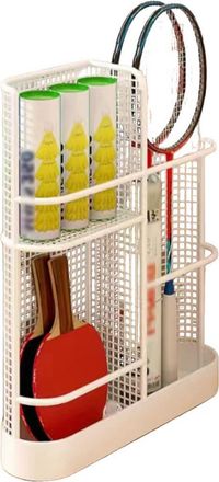 Generic Aufbewahrungsregal for Tennisschl&auml;ger, Bodenstehender Badmintonschl&auml;gerhalter, Organisationsregal for Sportger&auml;te, Keine Montage Erforderlich, Tragf&auml;h