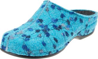 Berkemann Damen Donata Hausschuh, blau/Tupfen, 40 2/3 EU