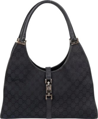 Gucci Crossbody Bags - Gucci GG Monogram Jackie Handbag - Gr. unisize - in Schwarz - für Damen