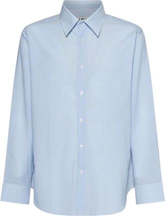 John Richmond Homme, Chemises, Bleu, Taille: XL Striped Shirt