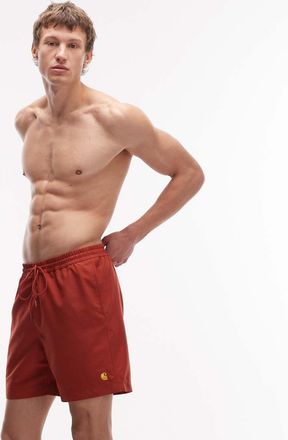 Carhartt Work in Progress Chase - Badehose in Rostrot