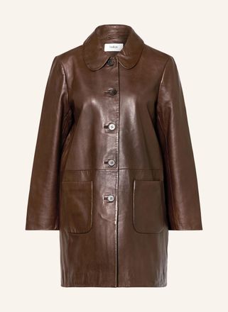 BA&SH Ba&Sh Ledermantel Madie braun