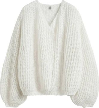 Toteme Damen Strickjacke aus Mohairmischung