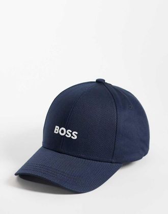Boss Orange by Hugo Boss Boss Zed casquette de baseball &agrave; logo bleu marine
