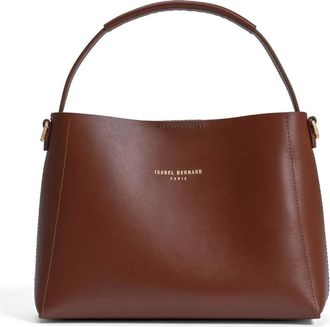 Isabel Bernard Crossbody Bags - Montmarte B&eacute;atrice Midi Handtasche - Gr. unisize - in Cognacbraun - f&uuml;r Damen
