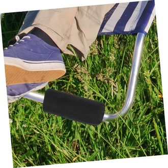 Yardwe Stuhlfußkissen 2 Stück Für Gartenstühle Und Liegestühle Strapazierfähiges Stoff Und Schwammpolster Kompakt Und Leicht Sicherer Halt Für Relaxsessel