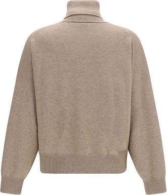 Brunello Cucinelli Cashmere Turtleneck Sweater - Brown