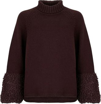 Fedeli Pullover mit Rollkragen - Braun