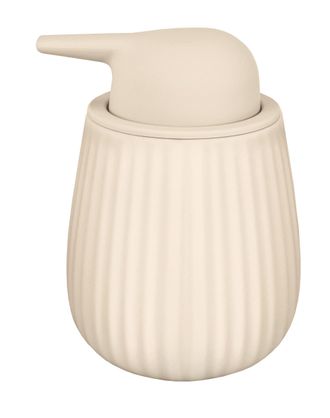 Kleine Wolke Seifenspender Groove, Accessoires, Farbe Bast, Material: Steinzeug