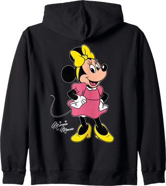 Disney Minnie Mouse Retro Character Cute Pose Trip Matching Kapuzenjacke