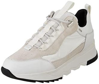 Geox Femme D Falena B Abx C Sneakers, White/Off White, 39 EU