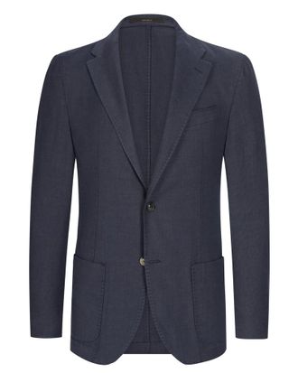 Windsor Einreihiges Sakko Giro aus einem Leinenmischgewebe, Shaped Fit in