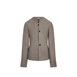 Sean Suen Veste tweed &agrave; col rond