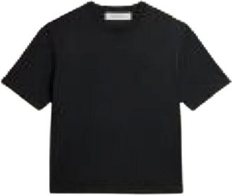 Golden Goose Femme, Tops, Noir, Taille: 42 FR T-shirt avec logo invers&eacute; au dos