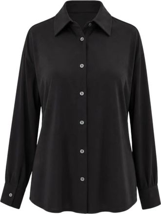 Liviana Conti Chemise Classique - Femme - Blouses et Chemises - Noir - Taille: 40 FR