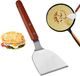 Generico Metallspatel, 22,9 cm (9 Zoll), Crepe-Werkzeug aus Edelstahl: Professionelles K&uuml;chenstreuer-Set f&uuml;r den t&auml;glichen und gewerblichen Gebrauch, sorgt daf