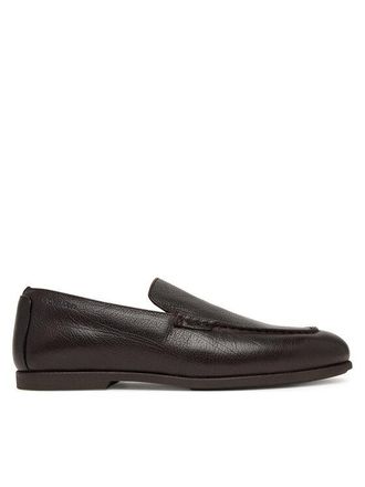 Calvin Klein Slipper Low Prof Loafer Txt Lth HM0HM02175 Dunkelbraun