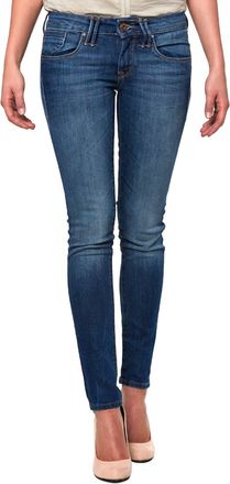 Mavi Damen Skinny Skinny Jeans Serena 10670, Gr. W25/L32, Blau (Mid Luxembourg STR. 20151)