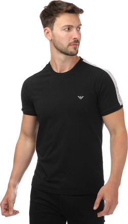 Emporio Armani Loungewear T-Shirt für Herren/Damen Unisex (Schwarz)