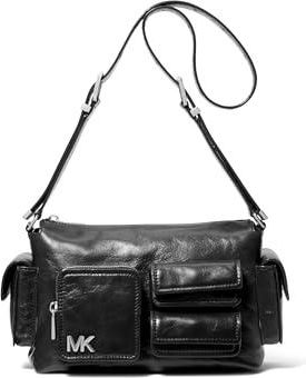 Michael Kors 30S5SM3L8Y-001 MD PCKT SHLDR Women BLACK Size One Size