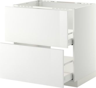 IKEA METOD / MAXIMERA Unterschr. f Spüle/2 Fronten/2Sch