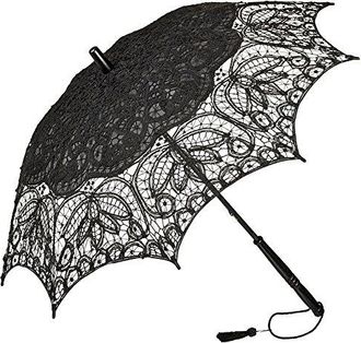 Von Lilienfeld Ombrelle Dentelle Mariée Femme Parasol Vivienne noir